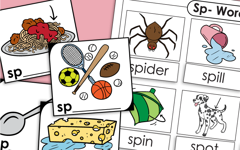 辅音混合Sp-工作表